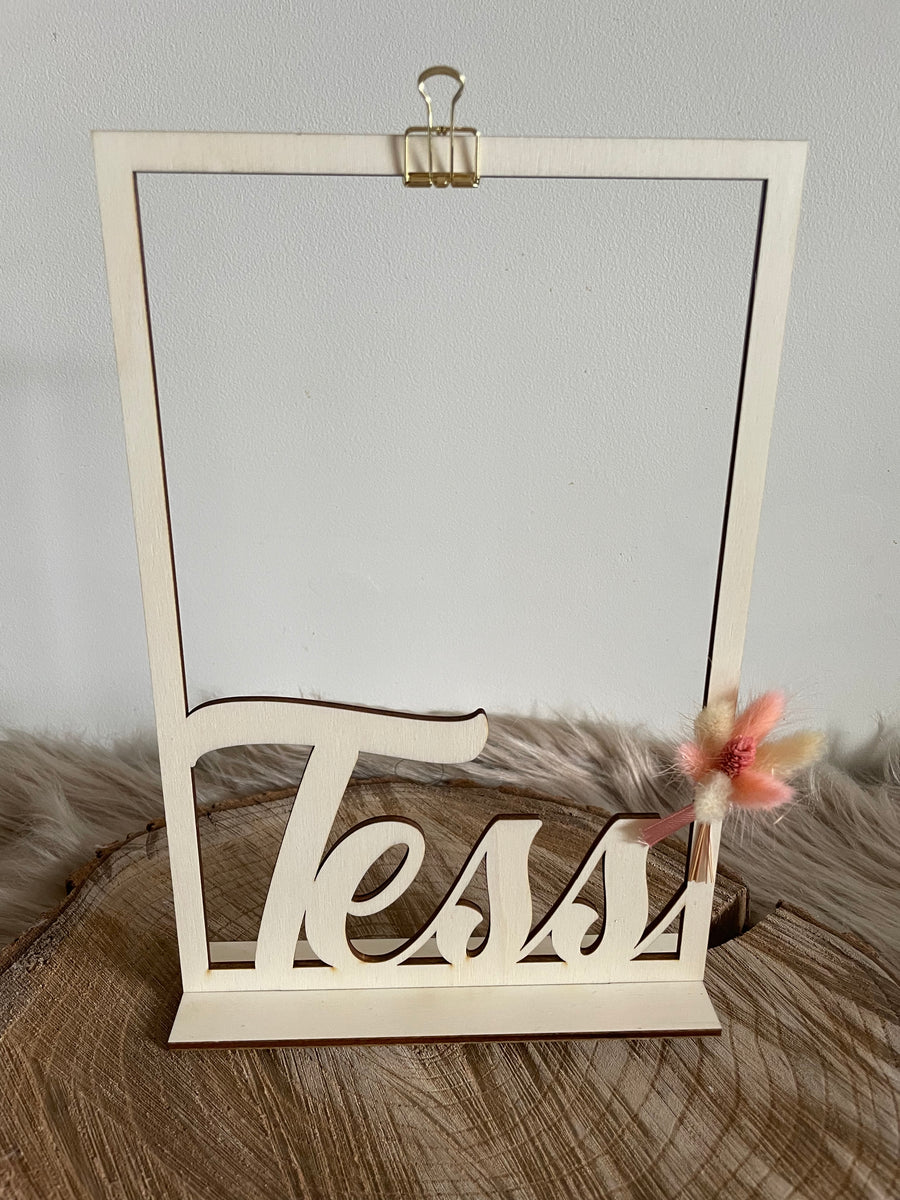 Fotokader met naam – Heppie Gifts